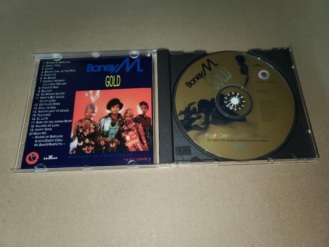 Boney M Gold 20 Super Hits (1992) Europe editon 99%new, 興趣及遊戲, 收藏品及紀念品 ...