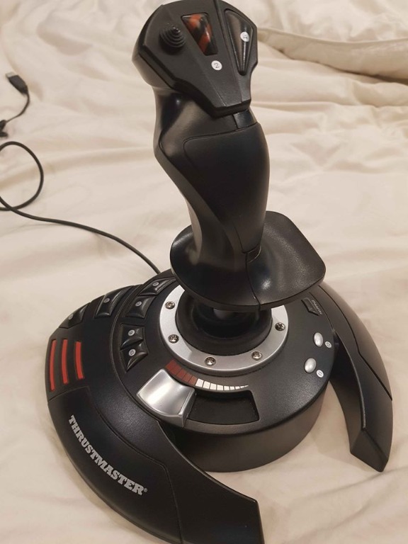 Budget Flight Joystick (Thrustmaster T. Flight Stick X Joystick), Video ...