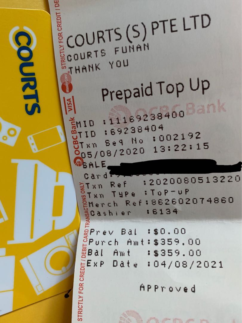 Courts gift card voucher, Tickets & Vouchers, Vouchers on Carousell