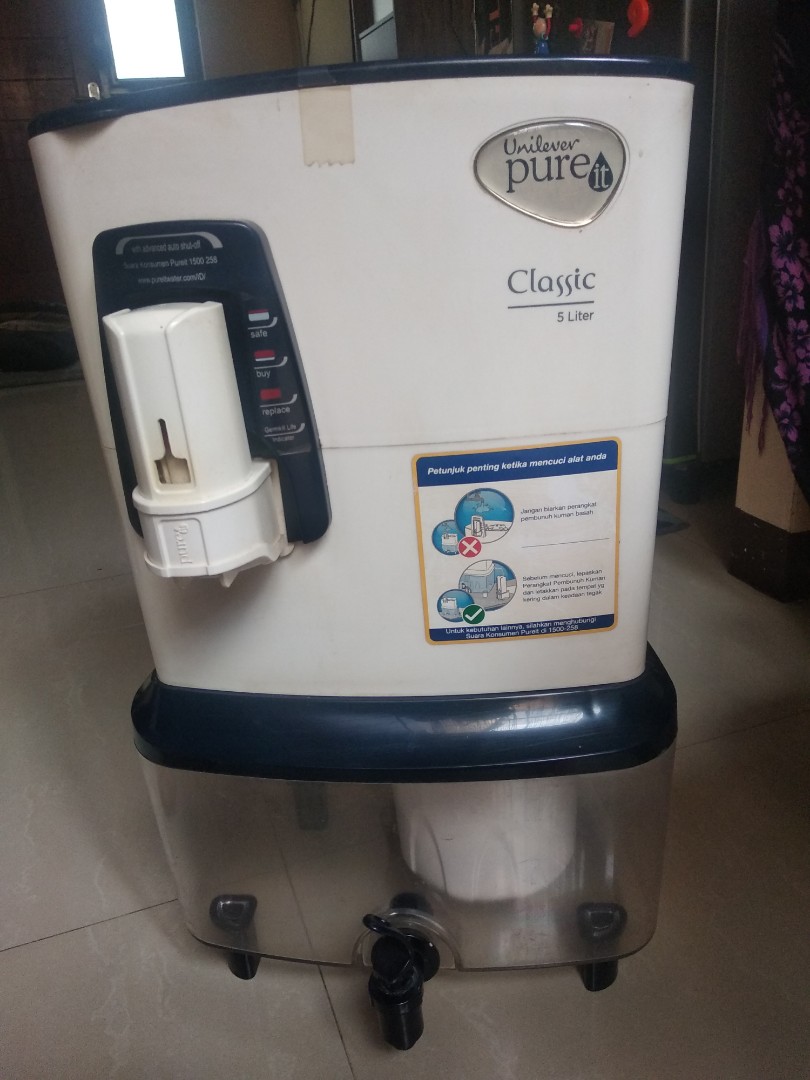 Dispenser - Pure it 5 liter, Perabotan Rumah di Carousell