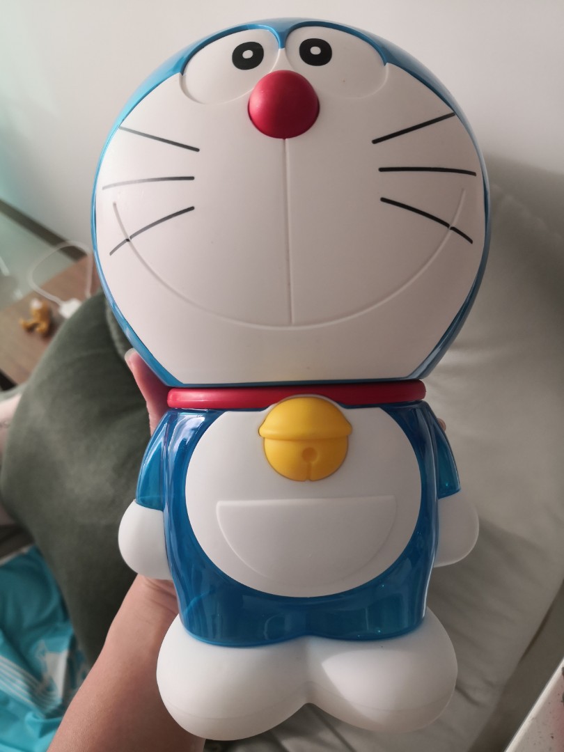 Doraemon coin bank / box, Everything Else on Carousell