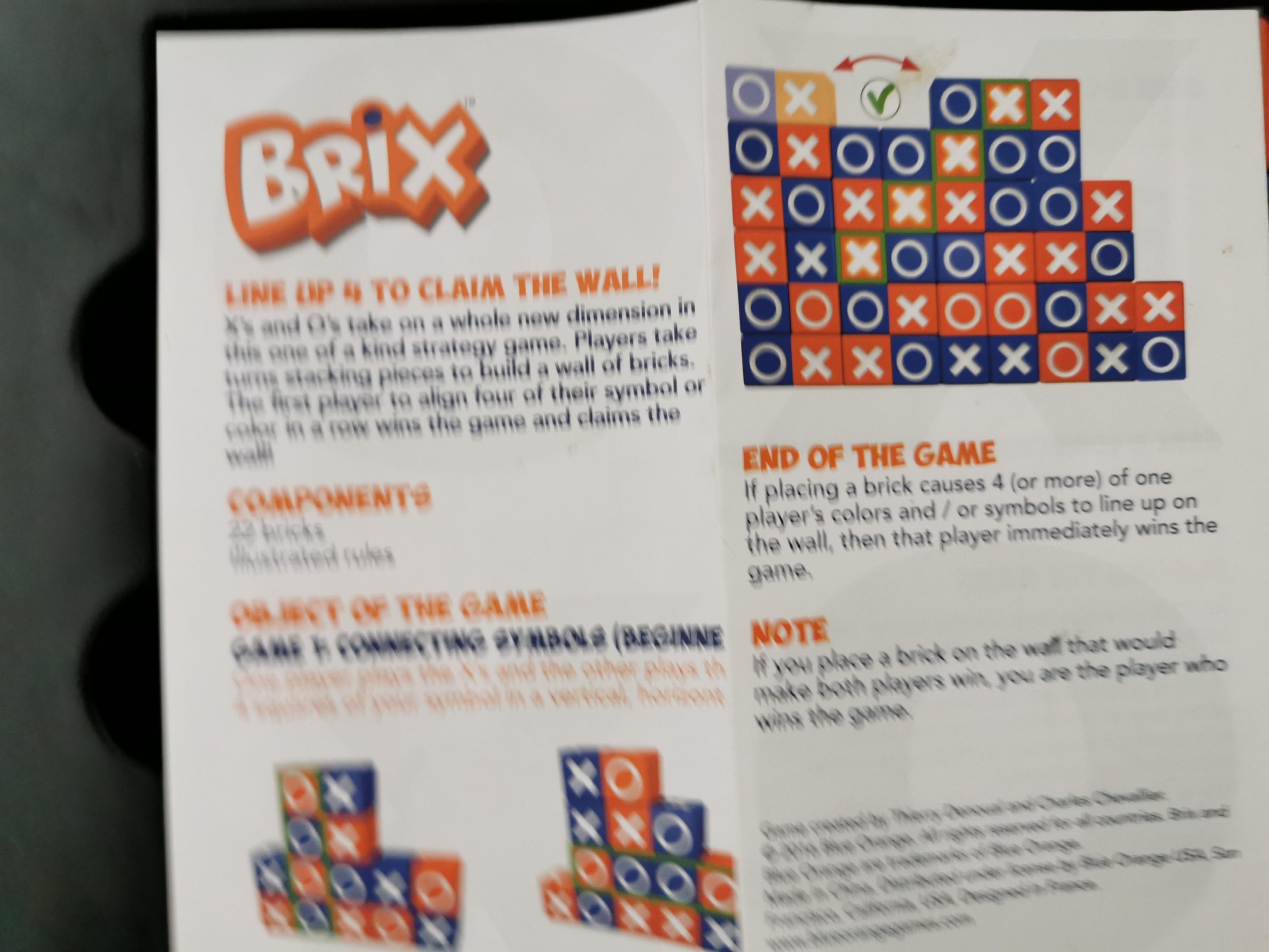 Brix educational board game for kids, Hobbies & Toys, Toys & Games on Carousell