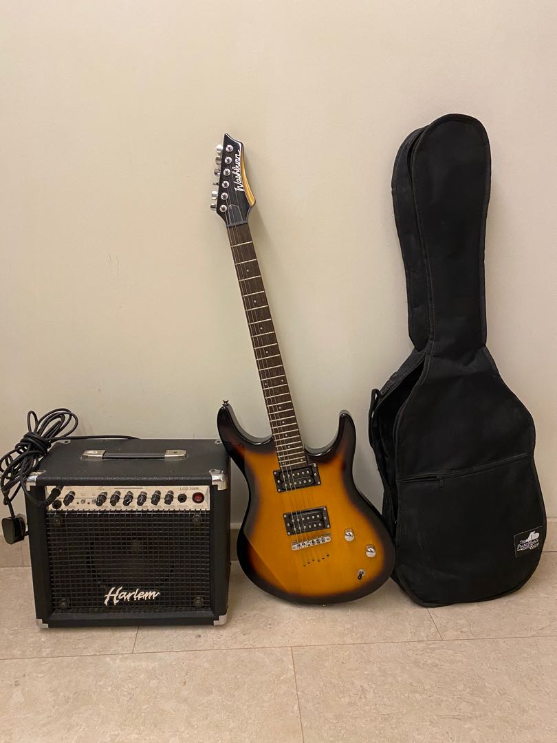 Electric Guitar Full Set, Hobbies & Toys, Music & Media, Musical ...