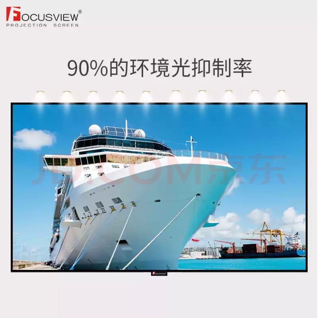 FocusView ALR Screen (hard screen, one piece, no need assemble), TV ...