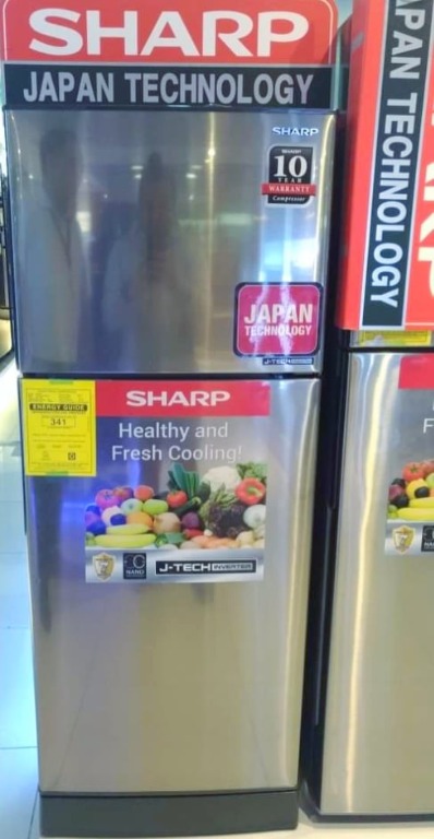 For Sale Sharp 7 cu. ft. 2 Door No Frost Inverter Refrigerator, TV ...