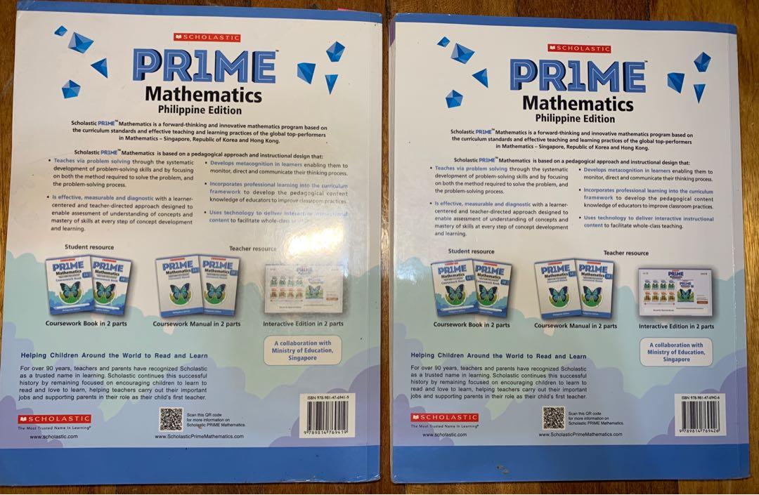 Grade 3- Prime Mathematics 3A and 3B, Hobbies & Toys, Books & Magazines ...