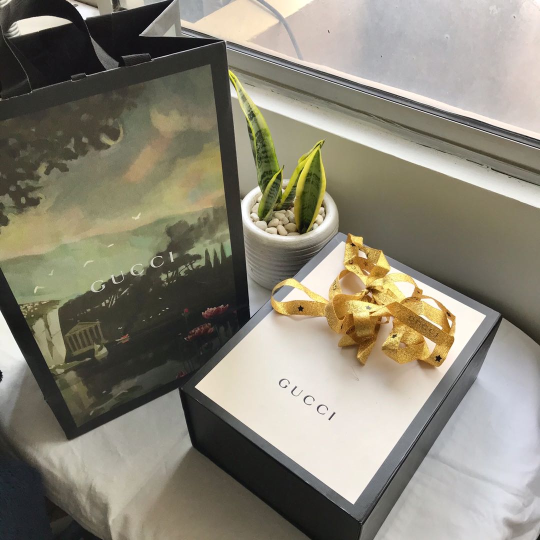 Gucci BOX, RIBBON and PAPER BAG for bag, Women's Fashion, Bags ...