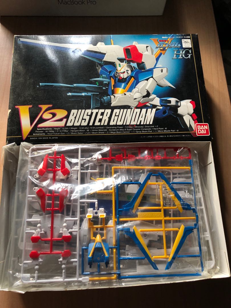 HG 1/100 V2 Buster Gundam, 興趣及遊戲, 玩具 & 遊戲類 - Carousell