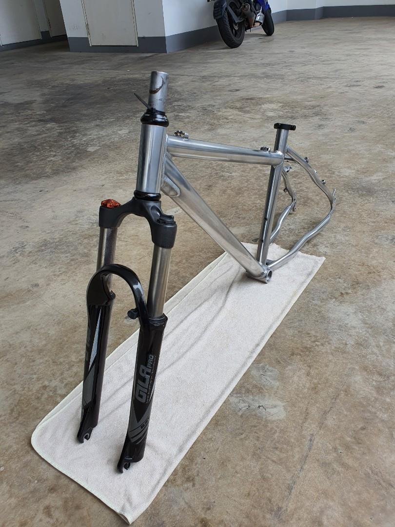 26er K2 Zed Team 2001 Frame With RST Gila Pro 100mm Travel, Sports ...