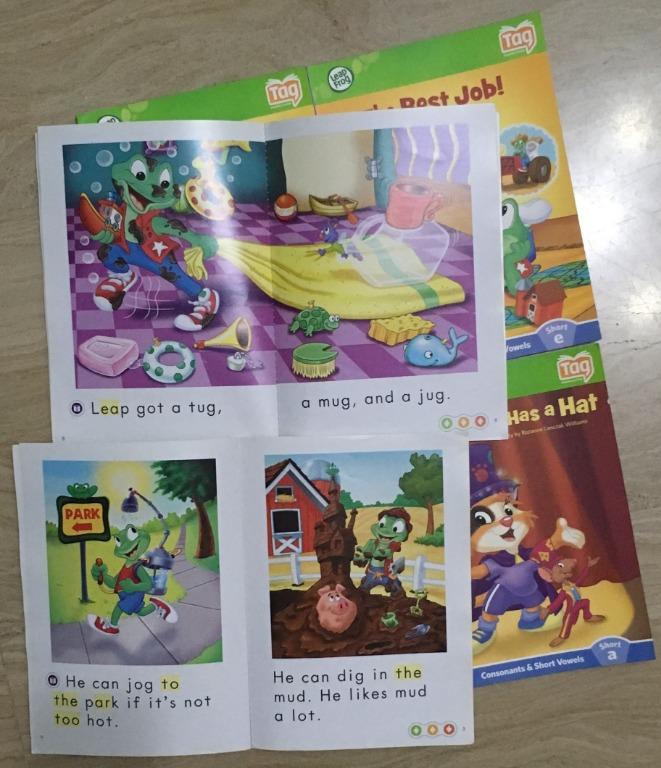 Leap Frog Consonants and Short Vowels Children Books, Hobbies & Toys ...
