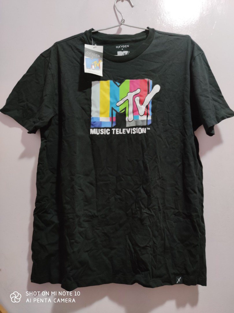 Limited Edition Oxygen X MTV Tee Shirt for Men, Men's Fashion, Tops ...