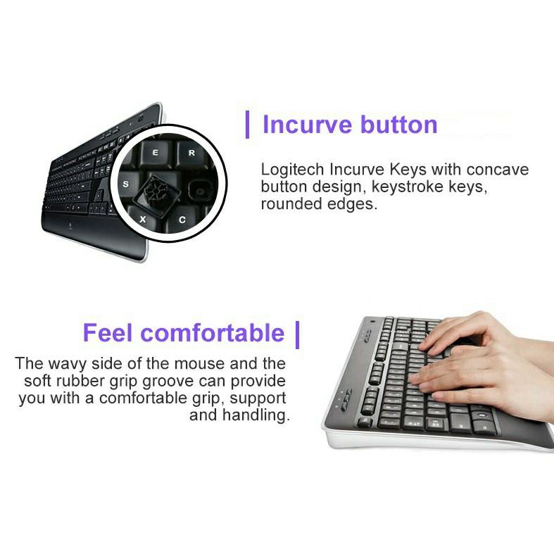 Logitech Wireless Keyboard Mk520 Computers And Tech Parts And Accessories Computer Keyboard On