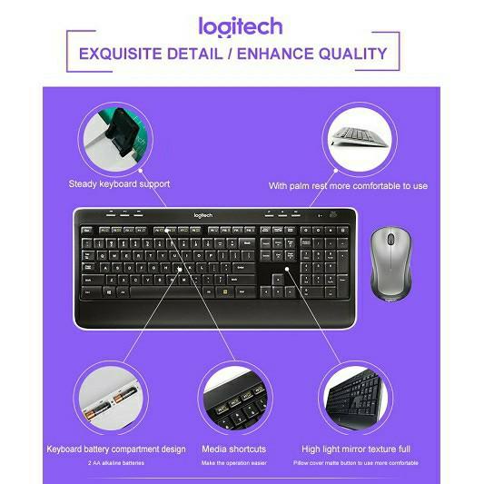 Logitech Wireless Keyboard Mk520 Computers And Tech Parts And Accessories Computer Keyboard On