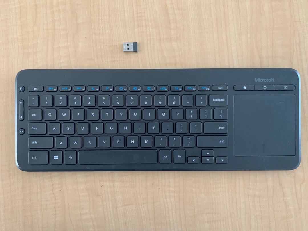 Microsoft Wireless Keyboard with Trackpad, Computers & Tech, Parts ...