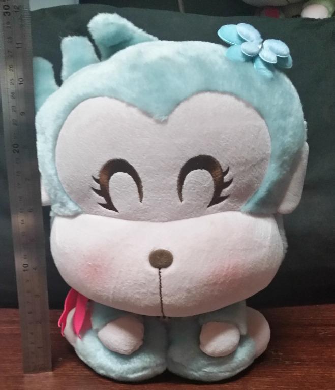 Mikoko Monkey - Blue / Green, Hobbies & Toys, Toys & Games on Carousell