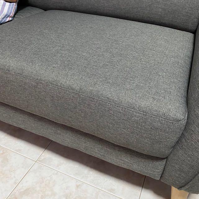 Mindi 3-Seater Sofa, Furniture & Home Living, Furniture, Sofas on Carousell