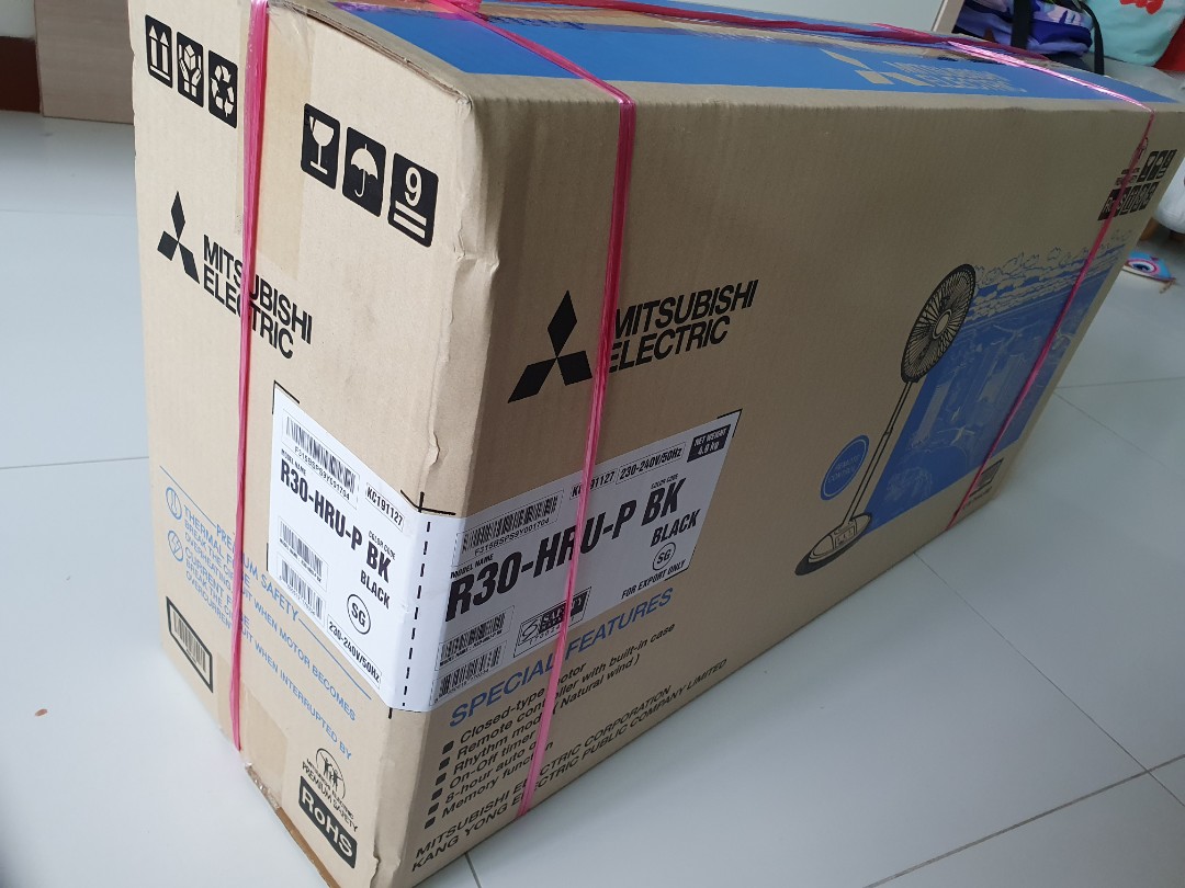 Mitsubishi Electric Stand Fan with remote controller, Furniture & Home ...