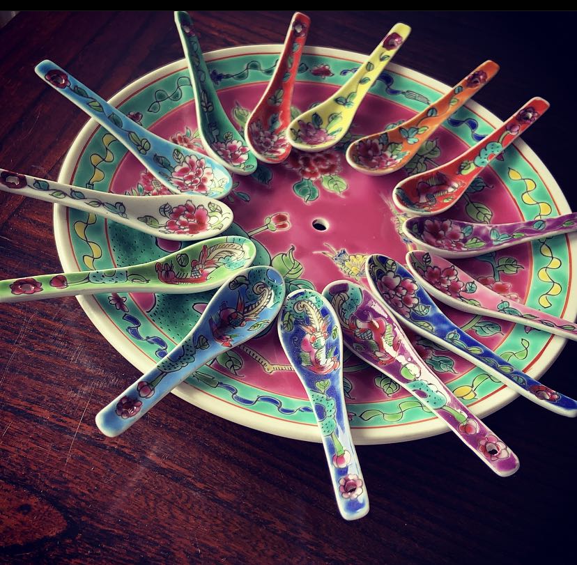 Peranakan Mini Spoons (5 pcs per set), Furniture & Home Living ...