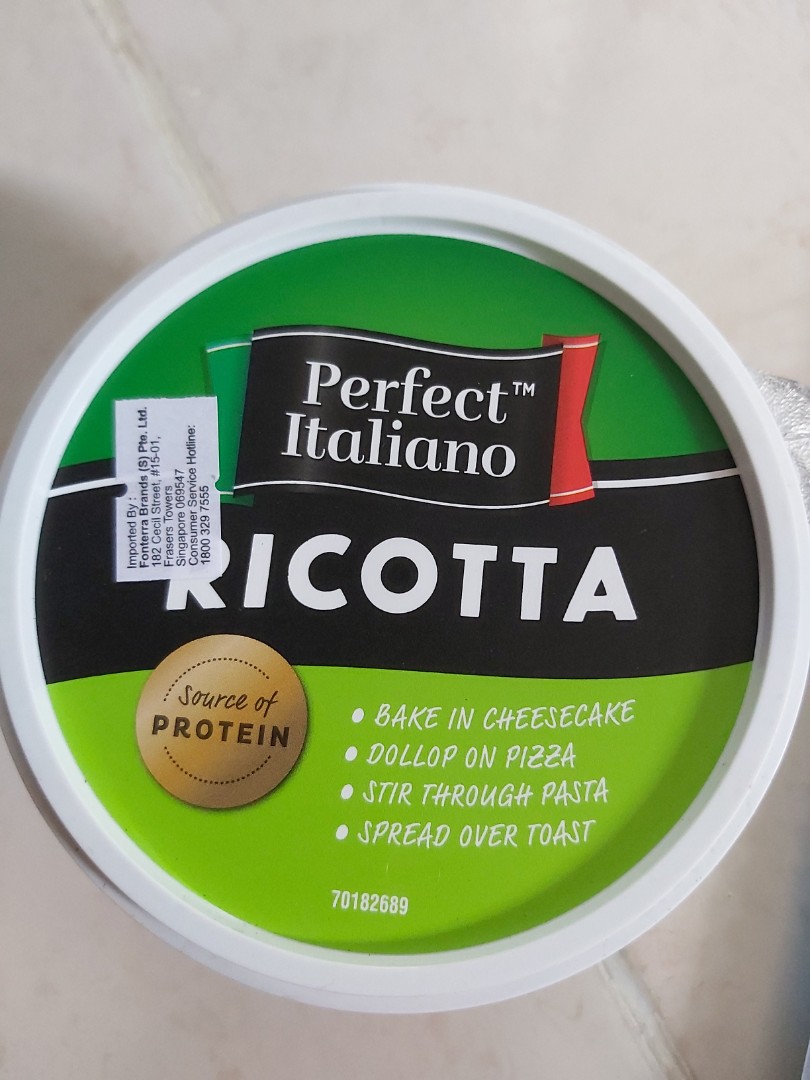 Perfect Italiano Smooth Ricotta Cheese 250G, Food & Drinks, Spice ...