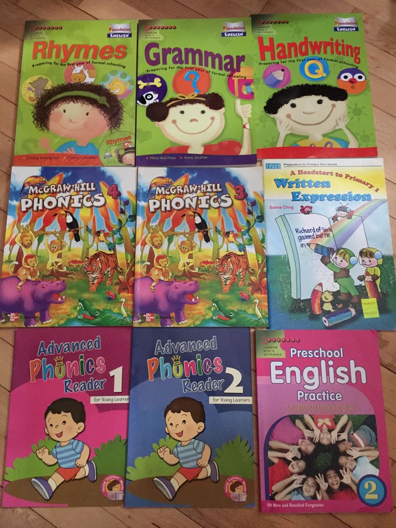 Preparing for Primary one Educational materials Kindergarten books ...
