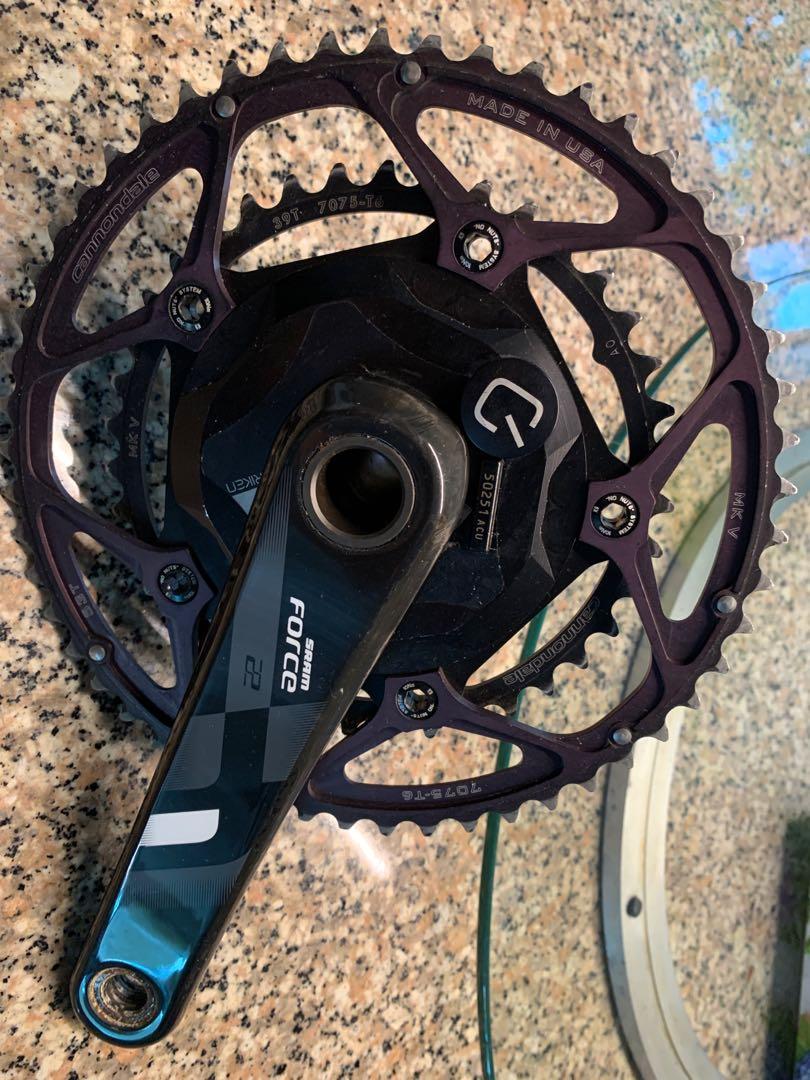 Quarq Riken Power Meter with SRAM Force crank, Sports Equipment ...
