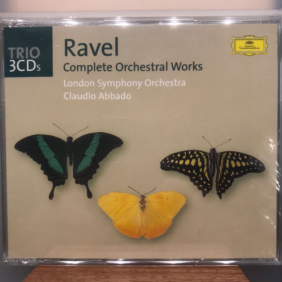 Ravel complete Orchestral Works Abbado 3CDs album DG 469354, TV & Home ...