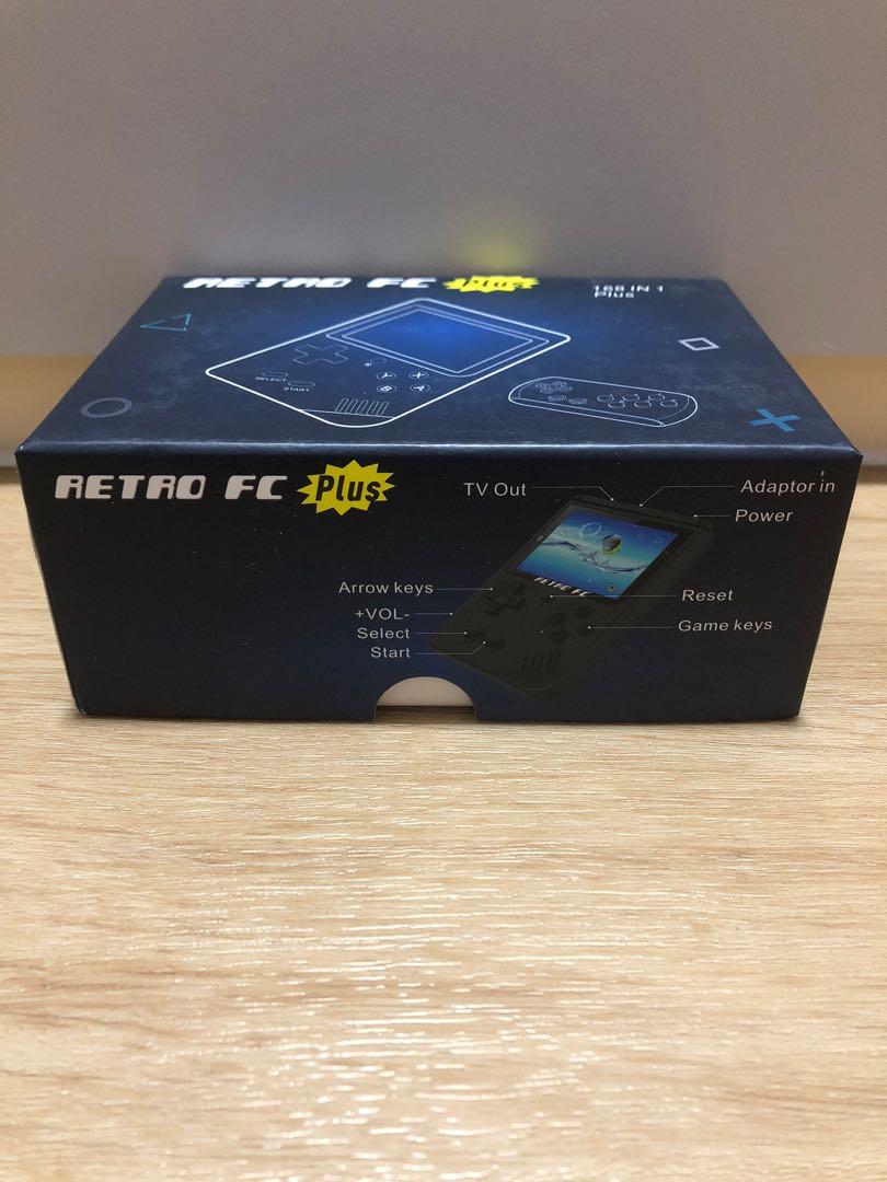 Retro Game Console in a Translucent Shell (168 games in 1), Toys ...