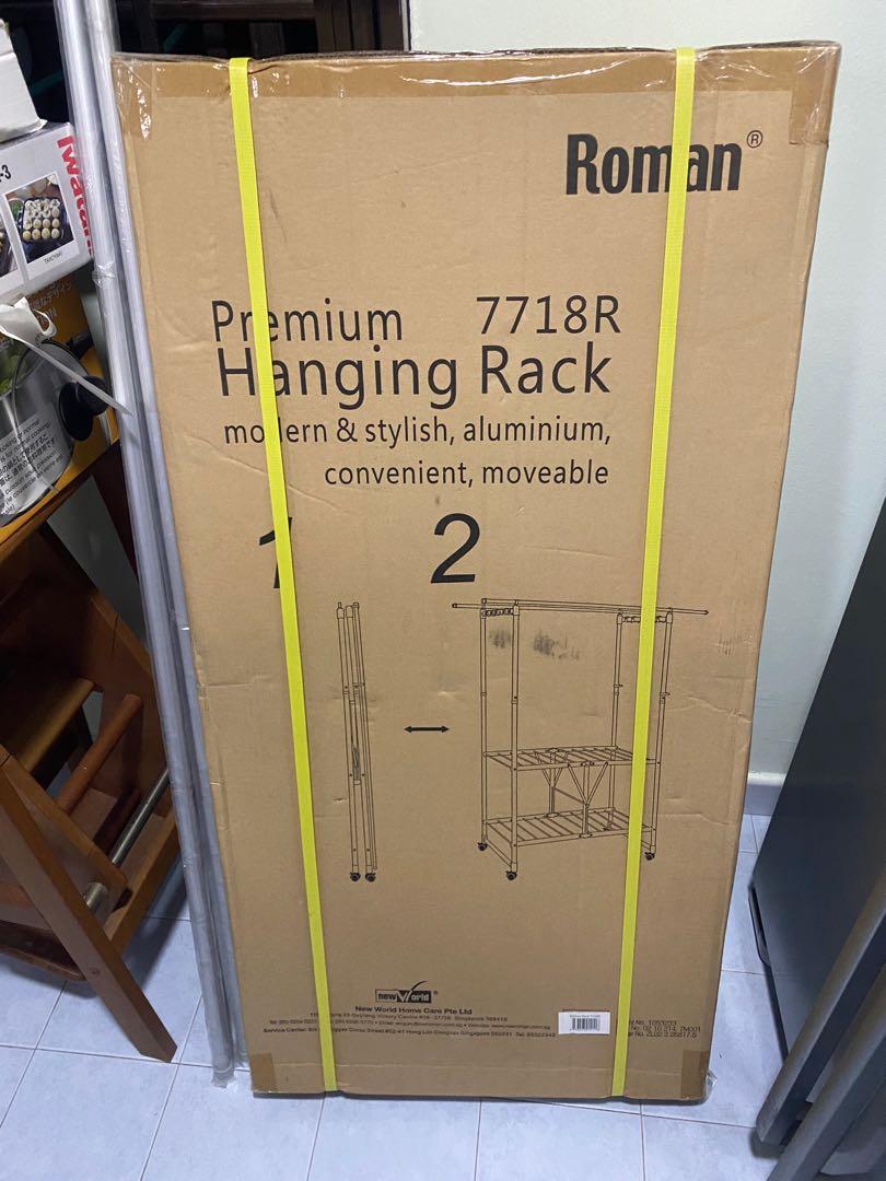 Roman 7718 R cloth rack, Furniture & Home Living, Furniture, Shelves ...