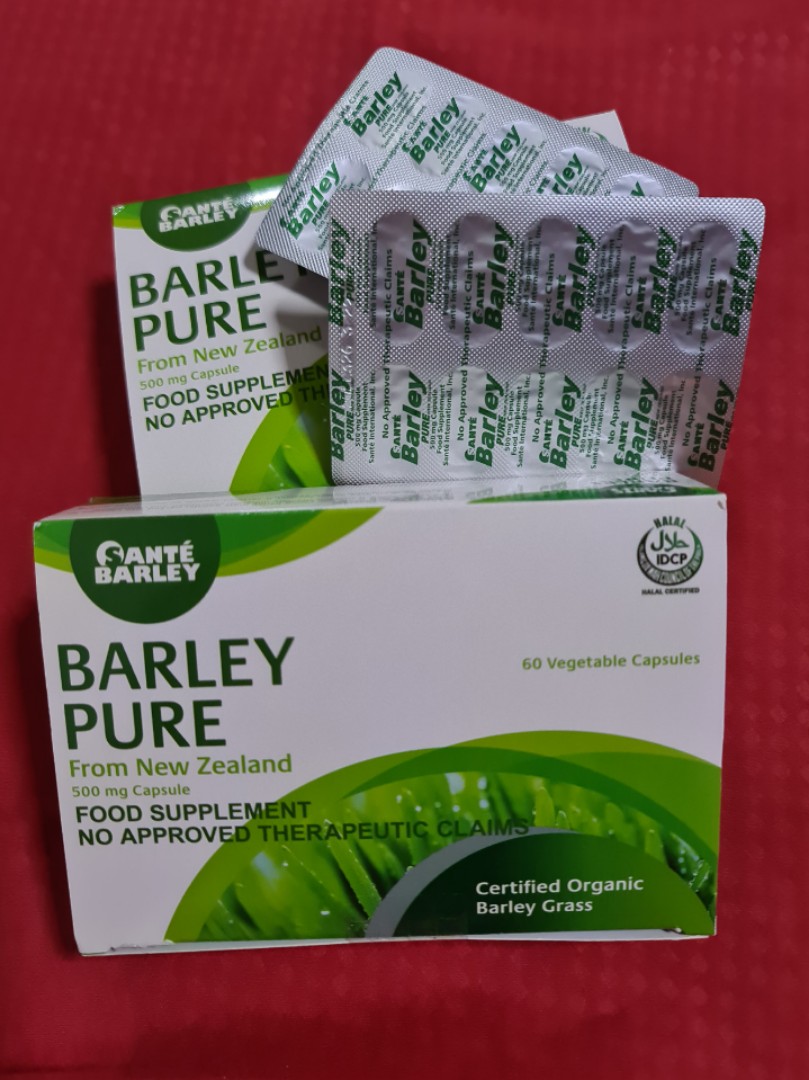 SANTE Barley Pure Capsule, Food & Drinks, Beverages on Carousell