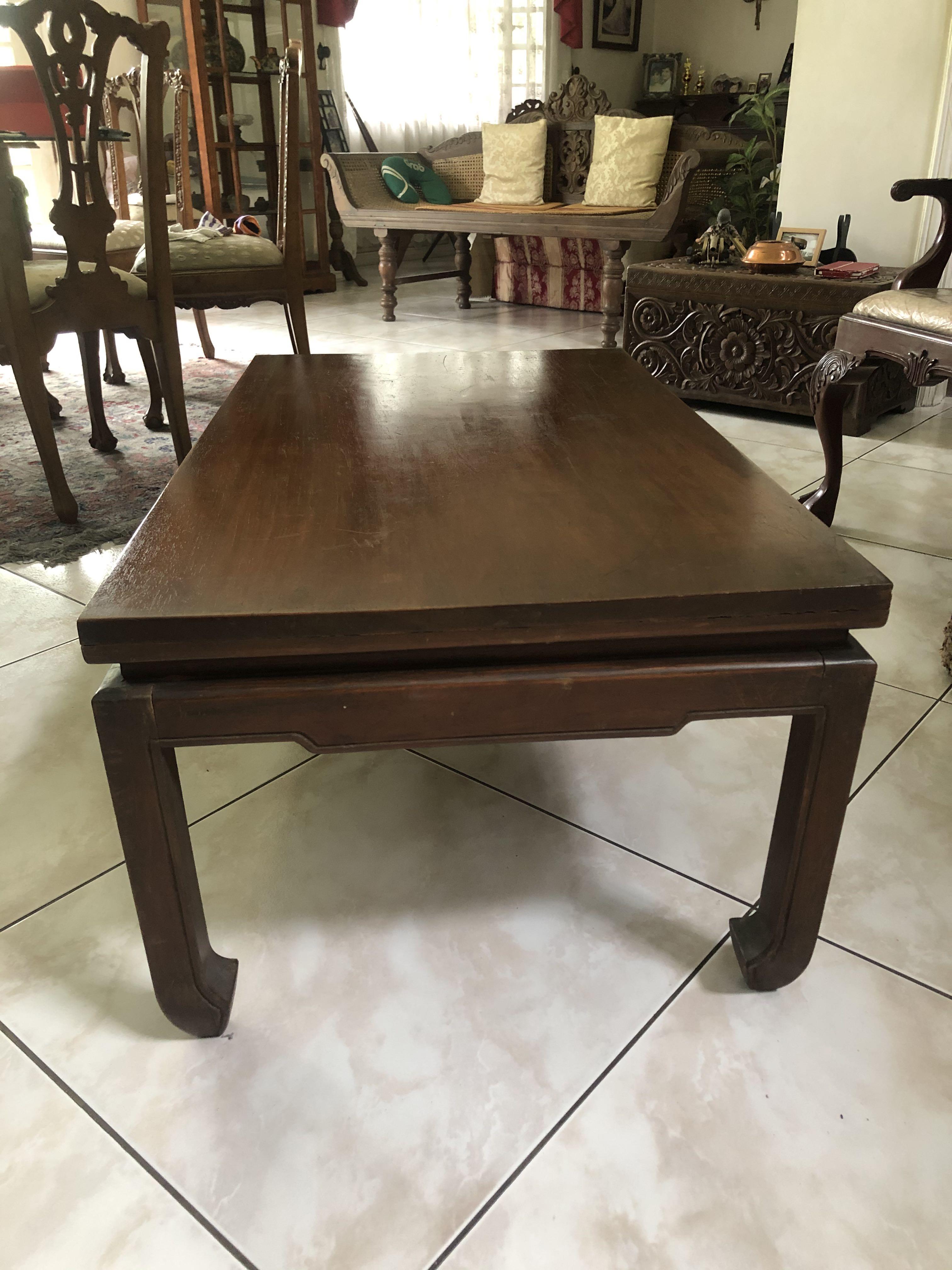 Solid Narra Center Table, Furniture & Home Living, Furniture, Tables ...