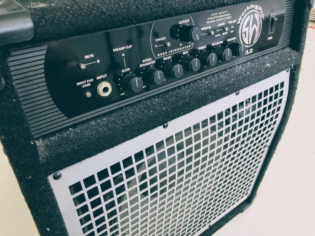 SWR WorkingPro 12 bass combo amp 200watt good condition, Hobbies & Toys ...