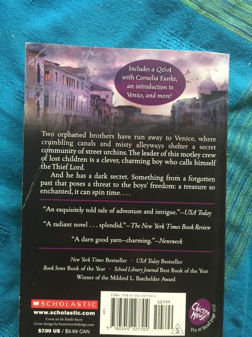 The Thief Lord by Cornelia Funke, Hobbies & Toys, Books & Magazines ...