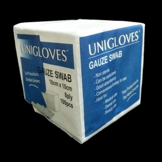Unigloves Pre-Cut Gauze Swab 5cm x 5cm / 7.5cm x 7.5cm / 10cm x 10cm ...