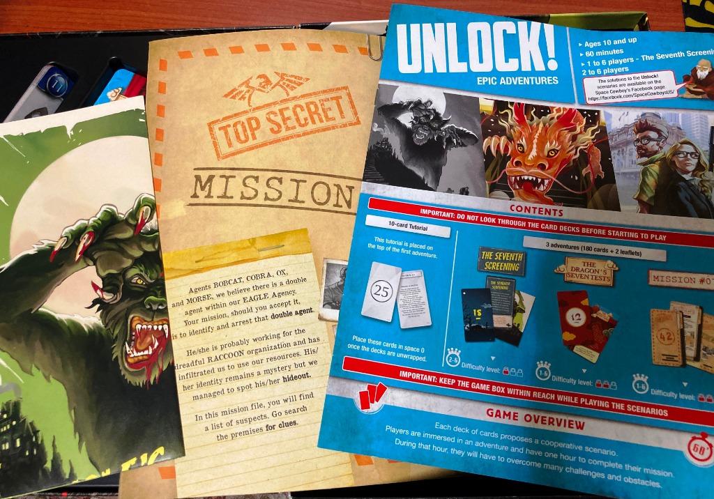 Unlock! Epic Adventures, Hobbies & Toys, Toys & Games on Carousell