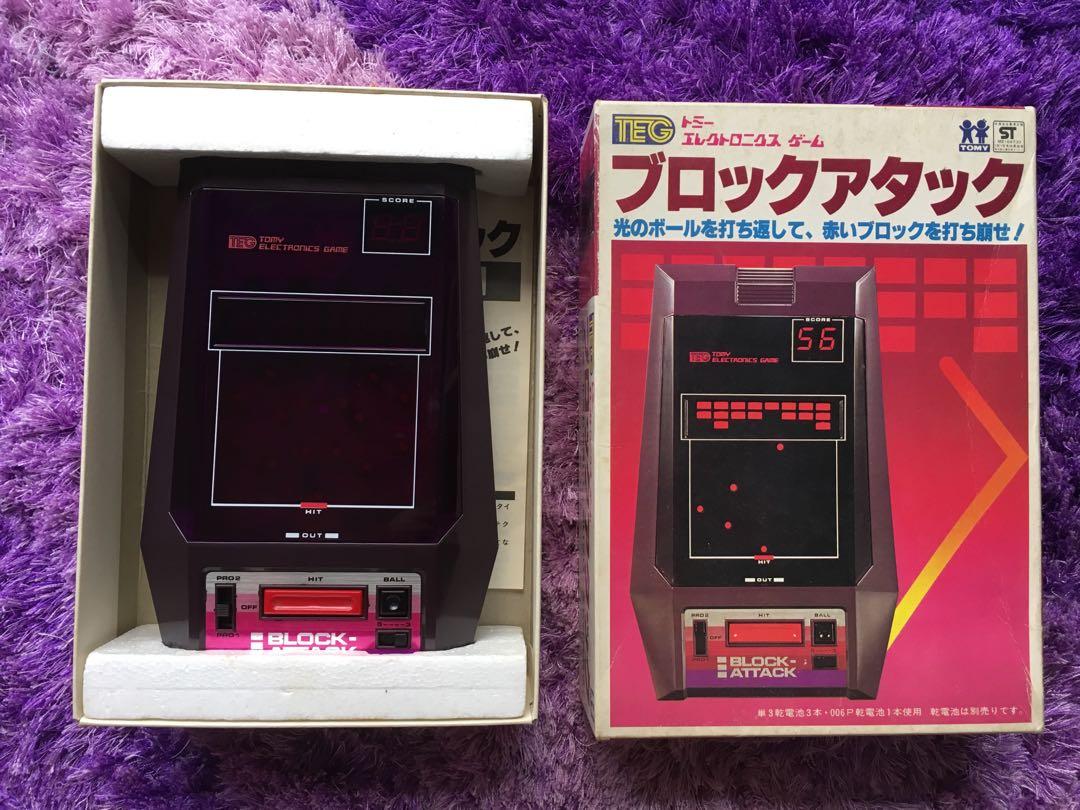 vintage tomy japan tabletop block attack lsi game, Hobbies & Toys ...