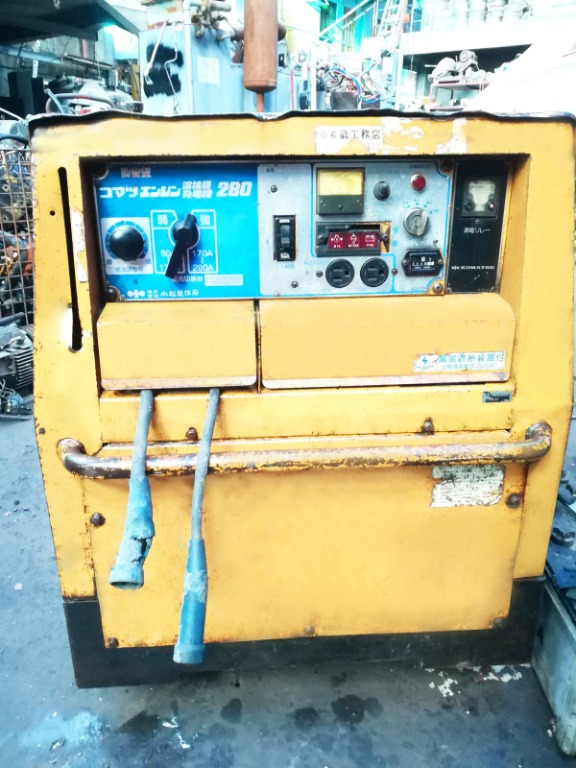 Welding Generator 280A komatsu from japan Welder Gen 280 amperes ...