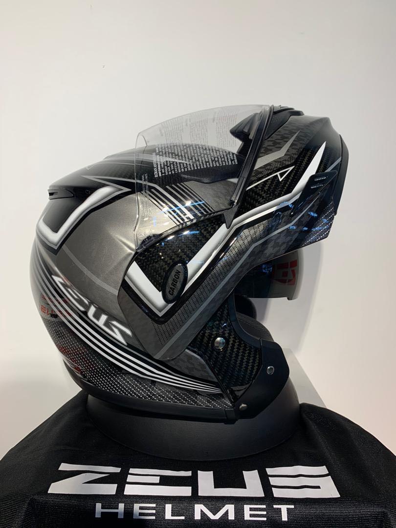 Zeus 3500 carbon modular flip up, Motorbikes on Carousell