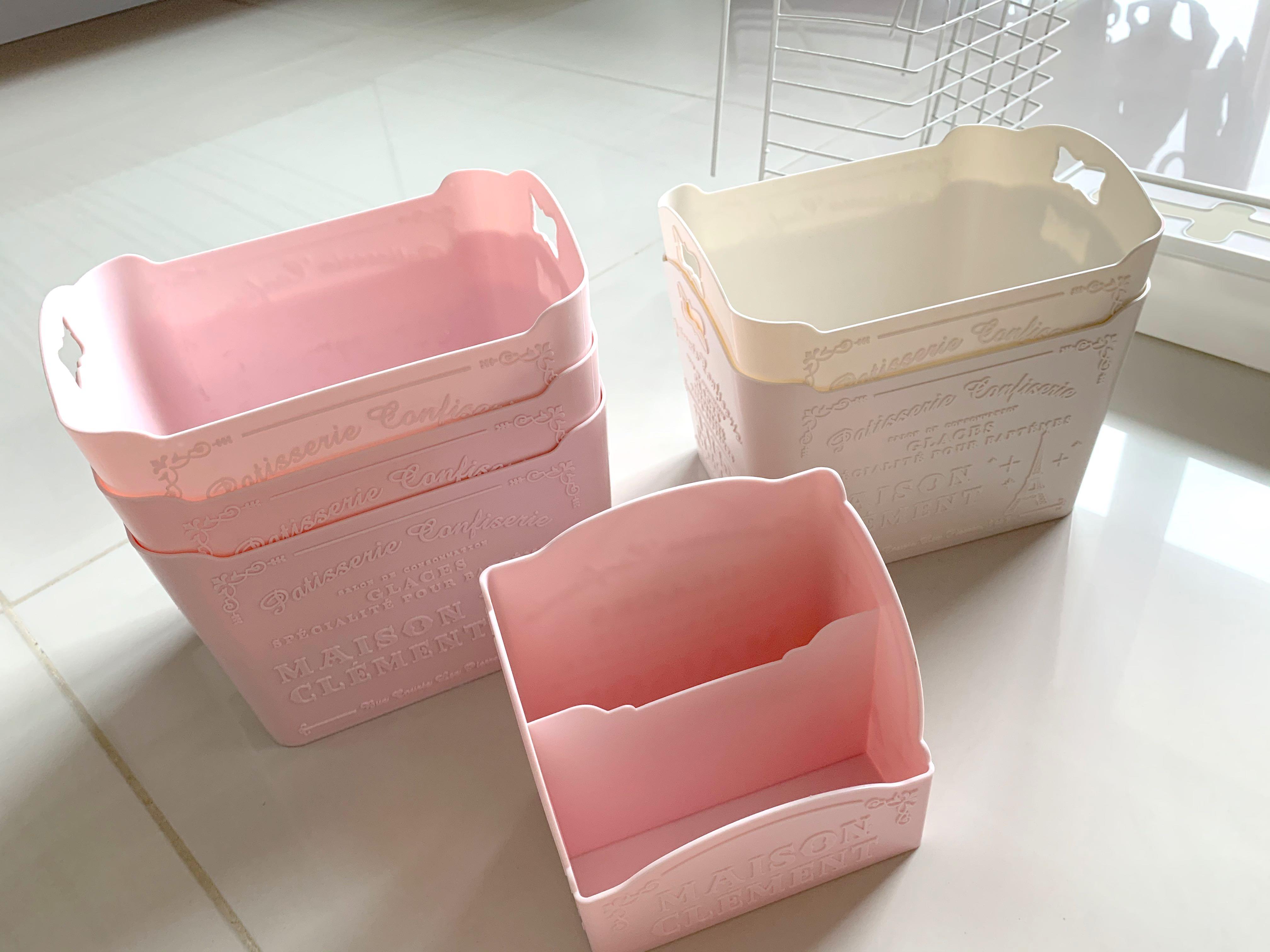 8 Daiso storage items, Everything Else on Carousell