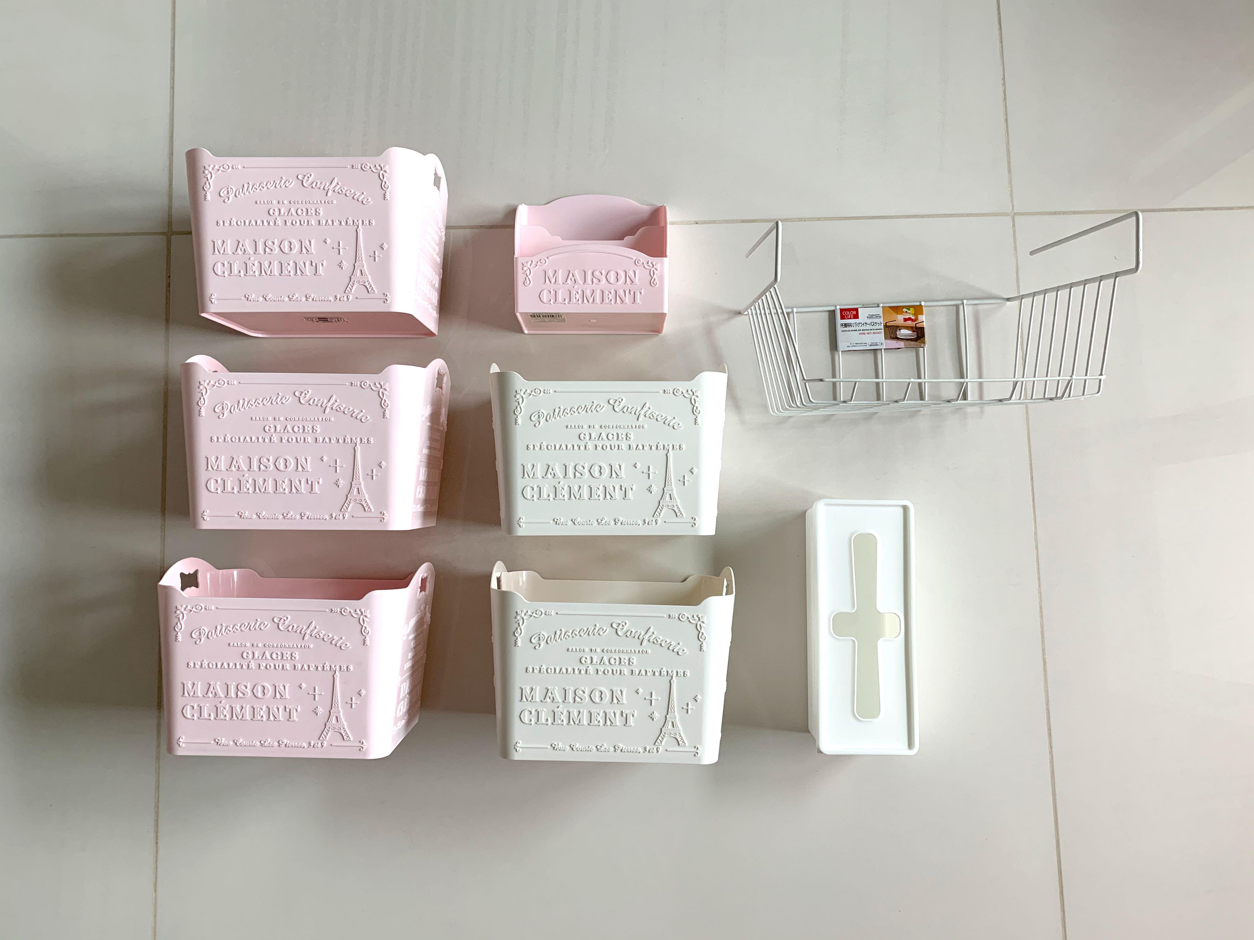 8 Daiso storage items, Everything Else on Carousell