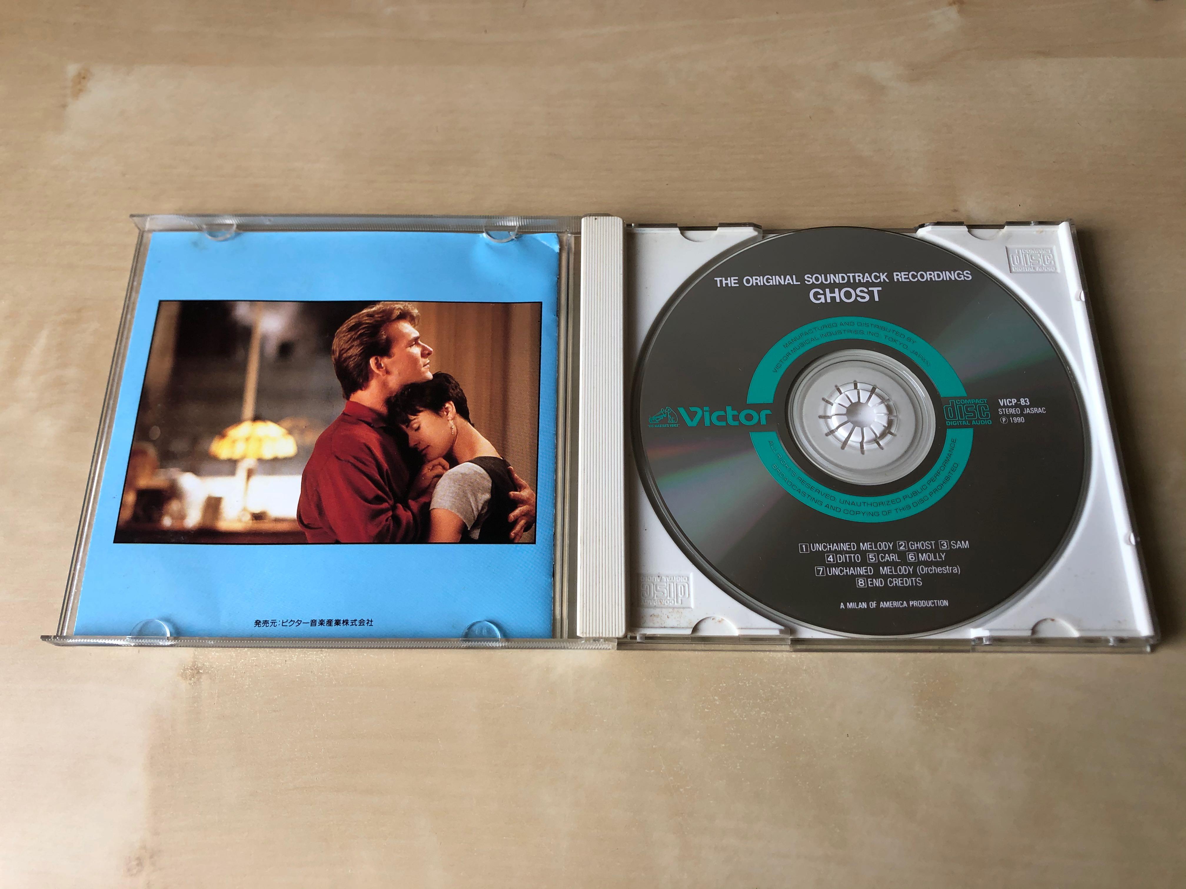 CD丨Ghost Movie OST / 人鬼情未了 電影原聲大碟 日本版 Victor, 興趣及遊戲, 音樂樂器 & 配件, 音樂與媒體 ...