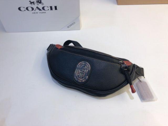Coach 78621 Rivington men's waist bag chest Bag Kaffe Limited Edition ...