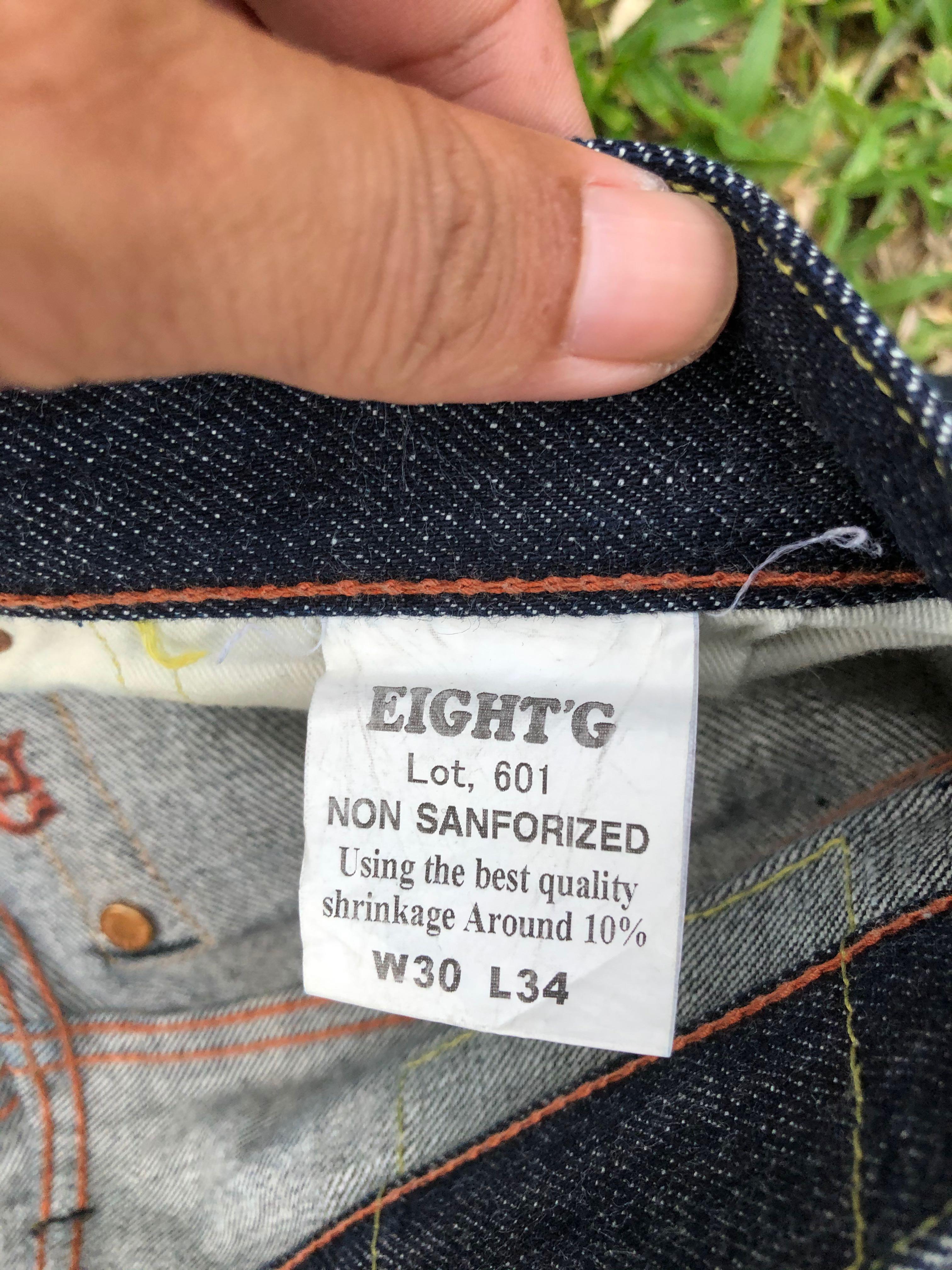 Eight G Japanese brand selvedge jeans, Men's Fashion, Bottoms, Jeans on ...