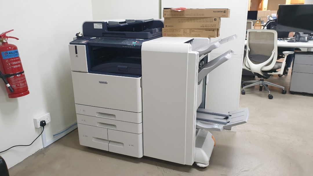 Fuji Xerox Copier with finisher, Computers & Tech, Printers, Scanners ...