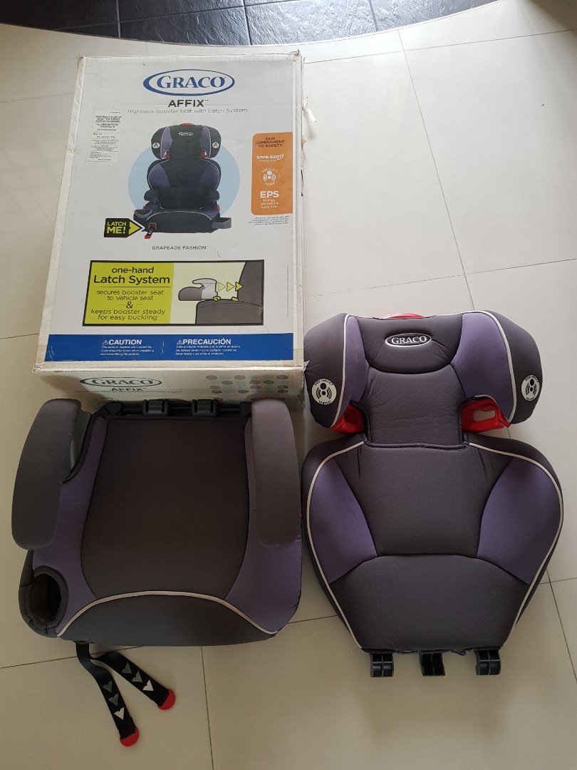 Graco Affix Highback Booster Seat with Latch System, Babies & Kids ...