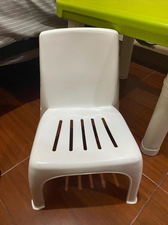 Grow 'n Up Cozzi Kids Table + Uratex white kids chair, Babies & Kids ...