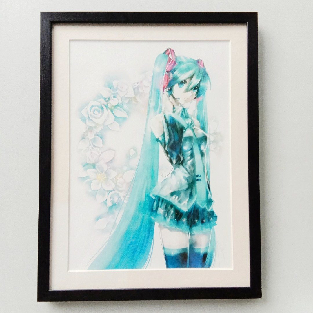 Hatsune Miku Original Reproduction Picture HappyKuji Prize C, Hobbies ...