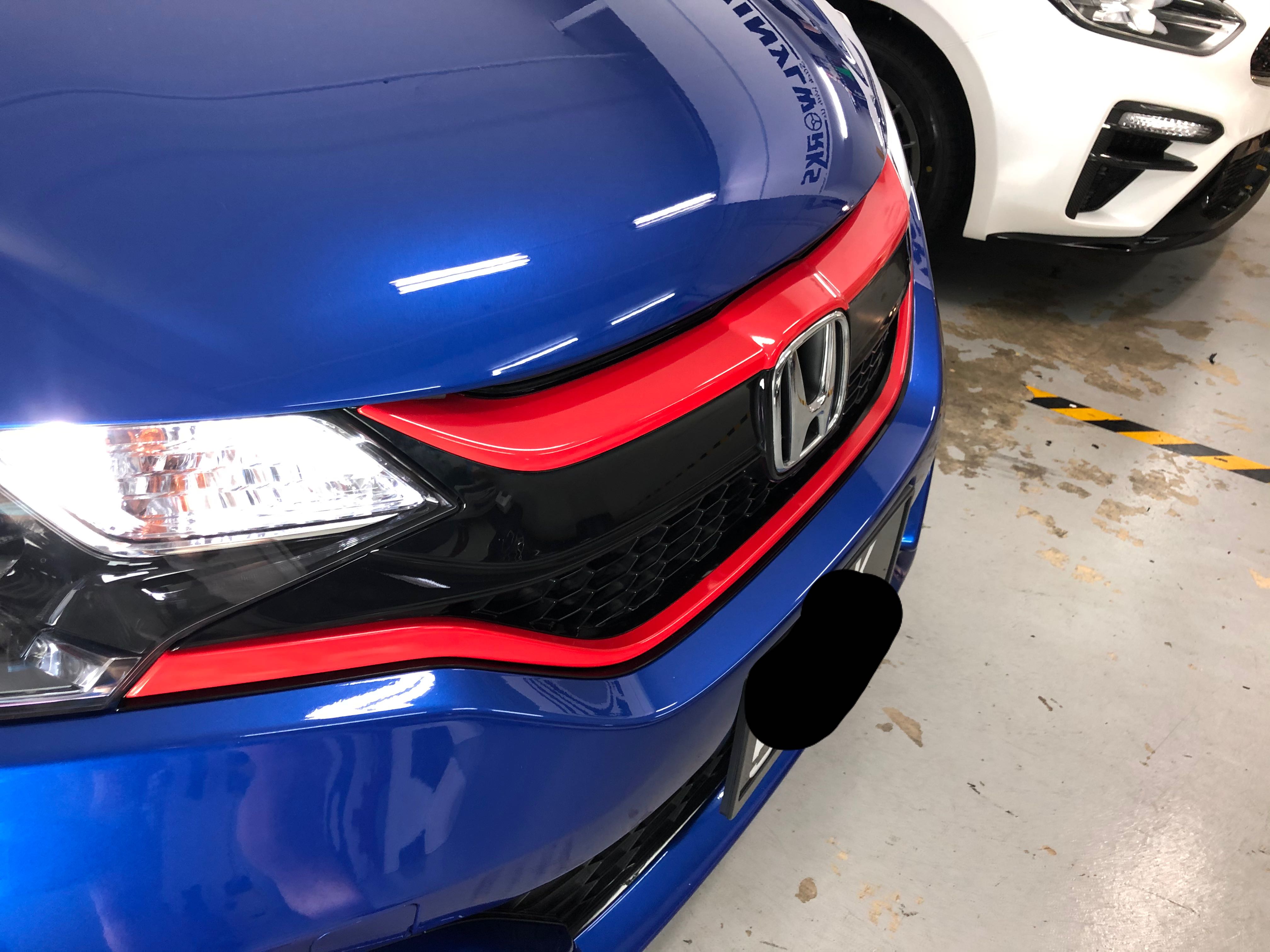 Honda Fit Front grill sticker wrap, Car Accessories, Accessories on ...