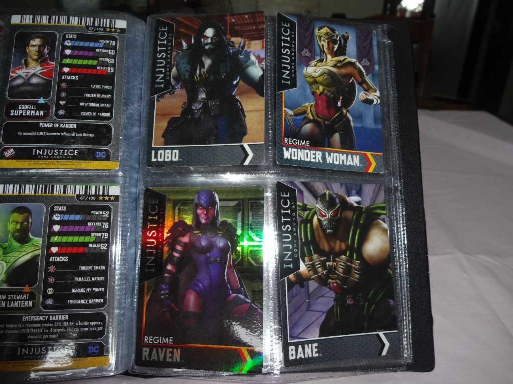 Injustice Game Cards for Arcade (8 pcs), Hobbies & Toys, Toys & Games ...