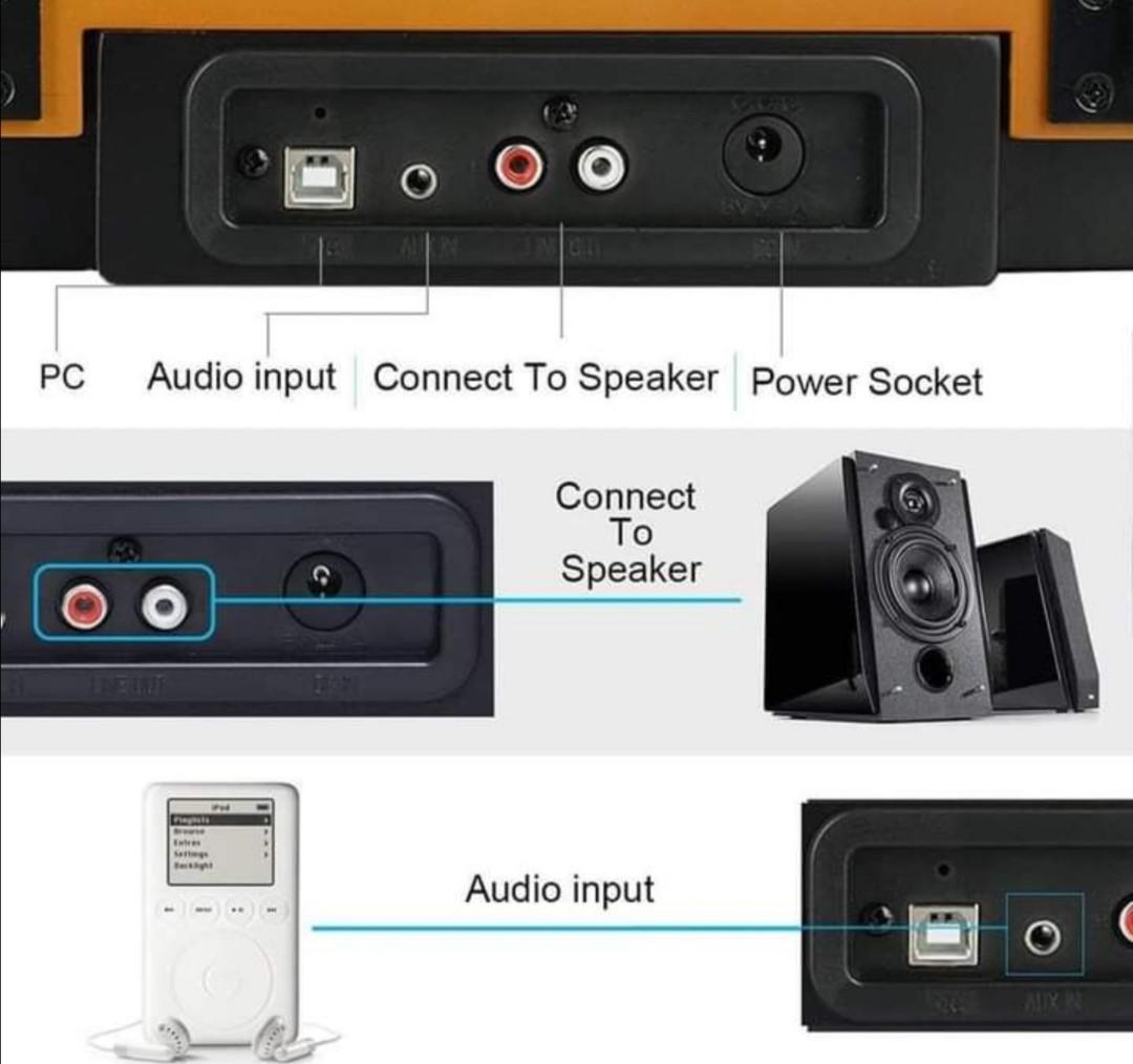 Jopostar Brand New Retro Classic Turntable with Bluetooth Vinyl Plaka ...