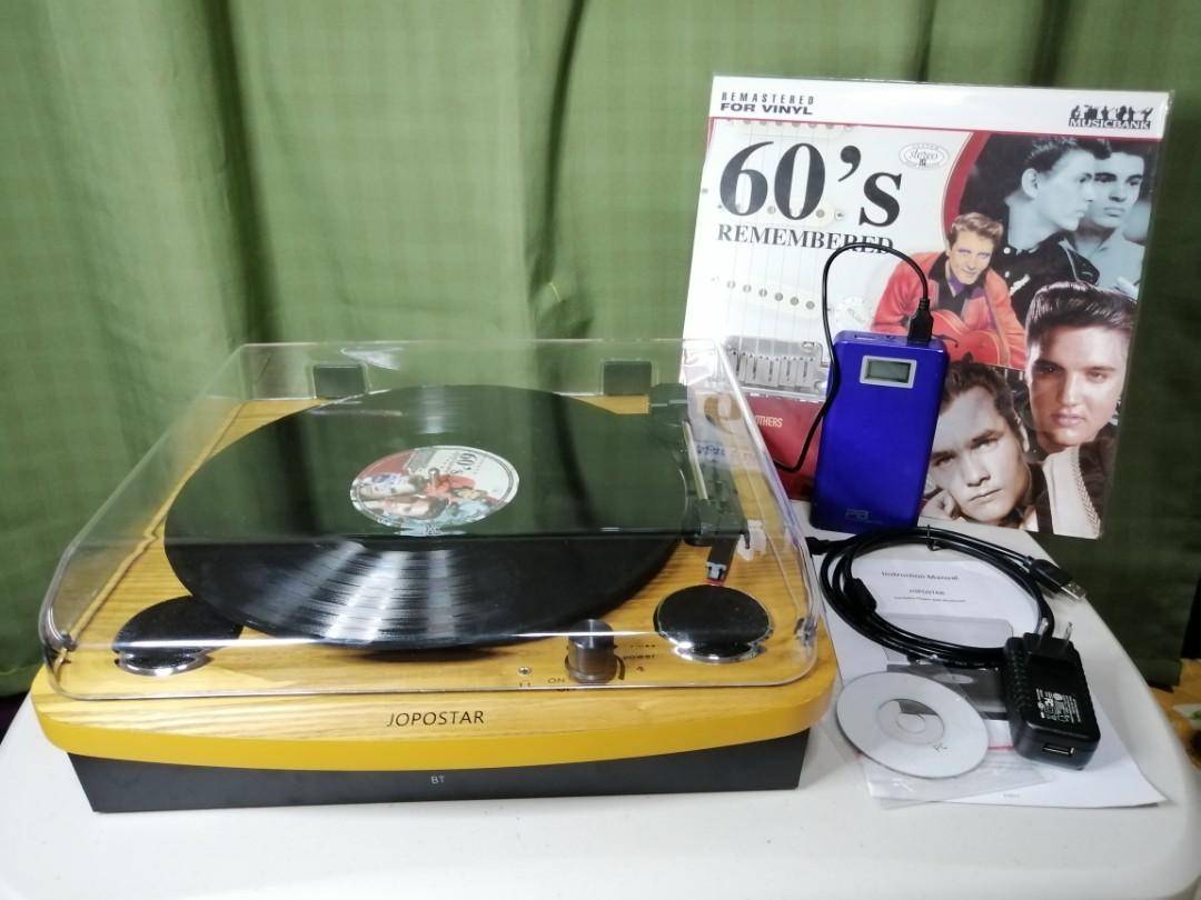 Jopostar Brand New Retro Classic Turntable with Bluetooth Vinyl Plaka ...